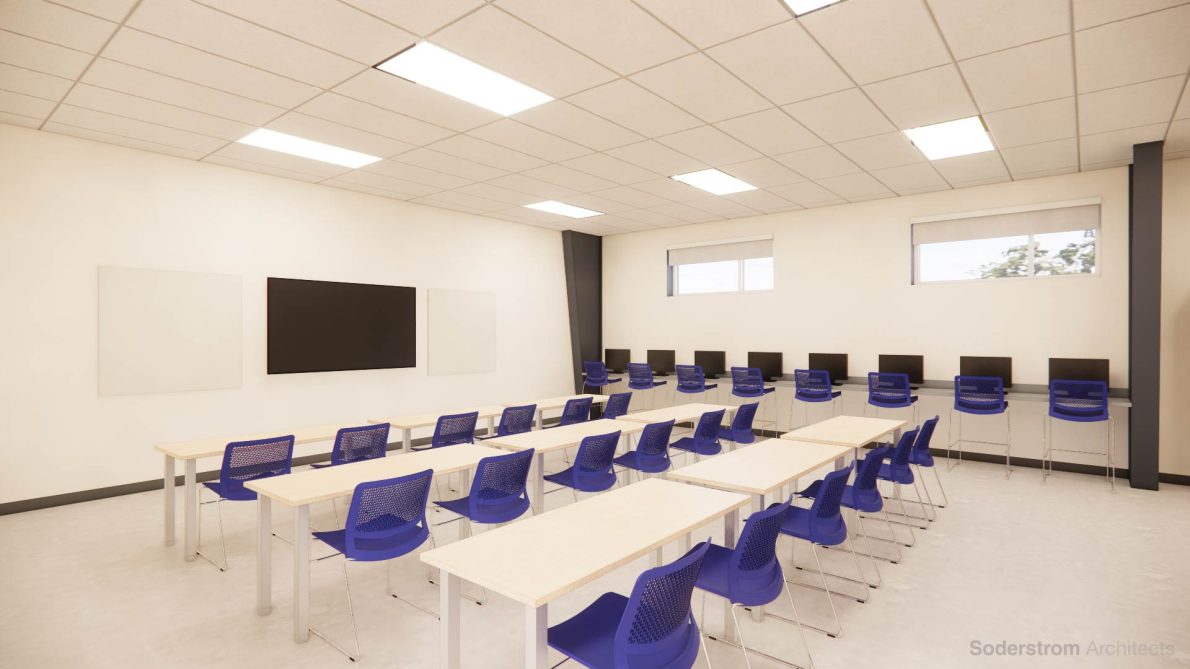 3D Renderings of the New CTE Tech Building - Alsea School District