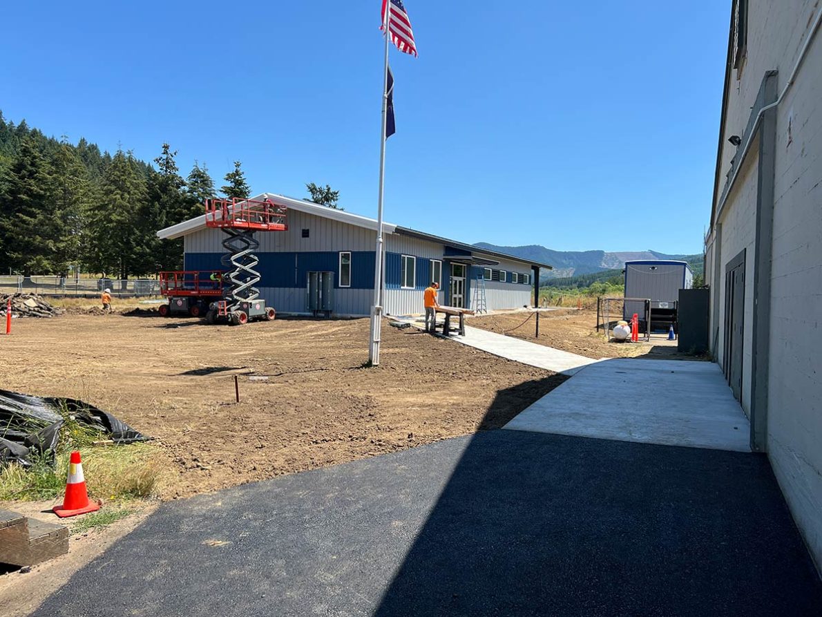 CTE Building Construction Progress Photos (July 2024) - Alsea School ...